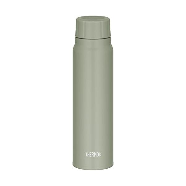 スポーツカーキ/500 ml/FJK-500 KKI・Color:カーキSize:500 ml・パッケージ個数:1・炭酸飲料に対応したスクリュータイプのボトル。フタを少し回すと、シュッと圧力が抜けフタが開けやすい。・サイズ(約):幅6.5×...