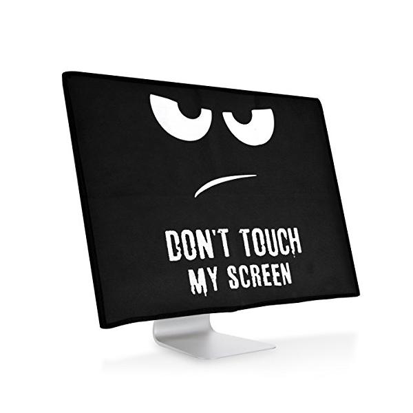 Don't touch my screen 白色 / 黒色/31-32モニター/45117.01_m000836・パッケージ個数:1・互換性: 31インチから32インチのモニター対応 使用上の注意: カバーはゆるく装着してください。カバーを...