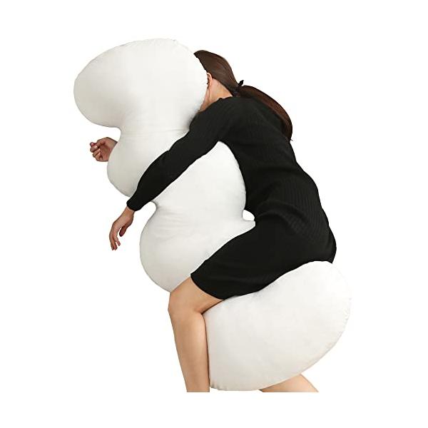 ホワイト/135/-・Size:135Color:ホワイト・主な仕様本体サイズ：100cm 重さ：1.3-2.8KG カバー生地：水晶マイクロファイバー生地 中綿：高弾力ｐｐ綿（ポリプロピレン 繊維）・肌触りポリエステル繊維を採用した枕カバ...