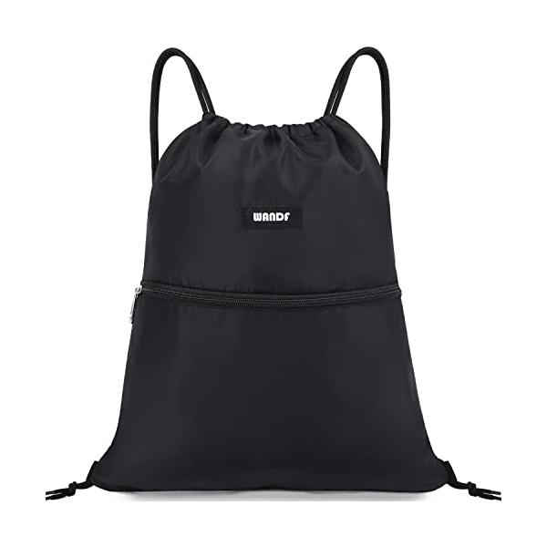 全ブラック/小型/-・Color:全ブラック・?引き紐仕様ショルダーストラップがドローコードの役目を果たし、緩めたり締めたりすることで簡単に物の出し入れができる簡易的なナップサックです。・?撥水機能撥水機能を持って水や汚れに強く、運動中にか...