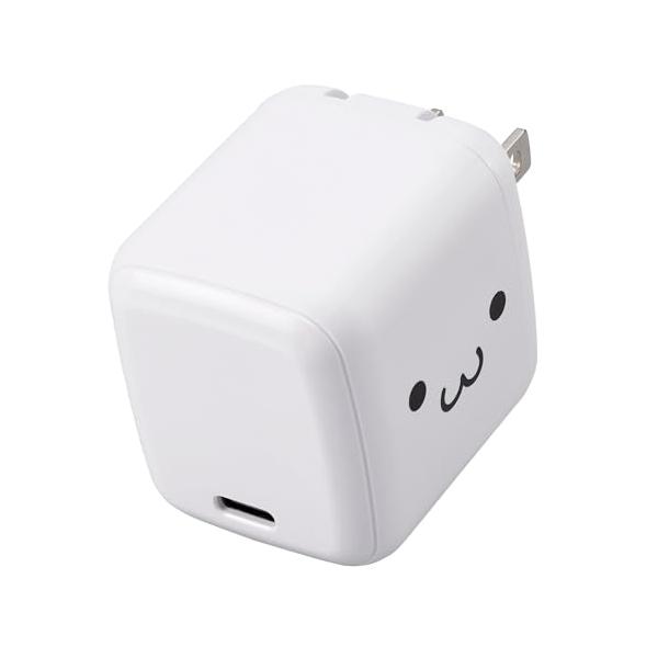 1)充電器単体しろちゃん/1)コンパクト/EC-AC8565WF・Color:しろちゃんSize:1)コンパクトStyle:1)充電器単体・パッケージ個数:1・ノートパソコンからスマートフォンまでこれ1台で充電できる、高出力のUSB AC充...