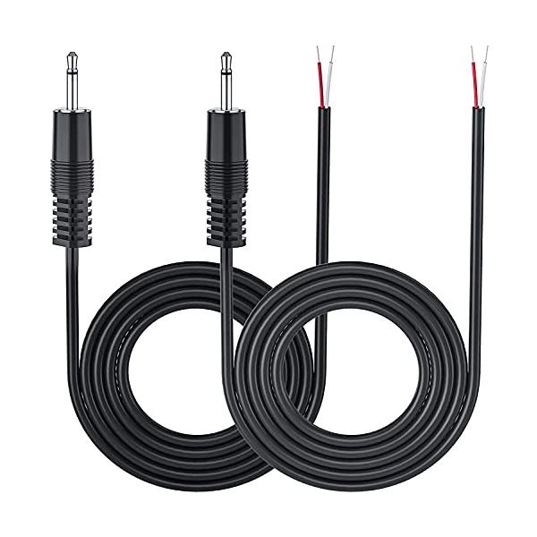 2mモノラル/2本/-・Size:2本Color:2mモノラル・パッケージ個数:1・3.5mmモノラルミニプラグ自作用ケーブルです。・赤いケーブルはプラス、白いケーブルはマイナスです。・長さ:2M・2本・ご購入日から12か月を提供いたします...