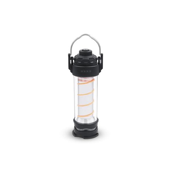 モダンブラック/-/BK-BTX3・Model:BK-BTX3・?? 製品仕様 ：LED ランタン 色：ブラック、材質：ABS+PC、IPX4防水防塵（一般的な雨やほこりを防ぎ）、サイズ：Φ51*155mm、重量122g、電池容量：3000...