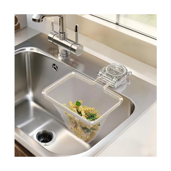 コンパクト・吸盤透明/特大/HLSJ-011・Color:透明・強力吸盤設計：この生ゴミ水切りラックは、強力な吸盤設計を採用しており、しっかりと台所のシンクや壁に固定されます。滑り落ちる心配がなく、安心して使用できます。・簡単取り外し：吸盤...