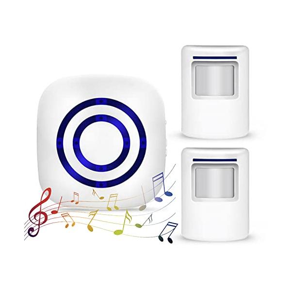 白い/-/-・1.原理：送信機が感知し、離れた場所にある受信機が音でお知らせします。受信機の電波受信距離は、障害物のない屋外で150m、障害物がある40-50m、見通しの良い屋内で最大90m。ご自宅やお店、オフィス、倉庫などに持っていき防犯...