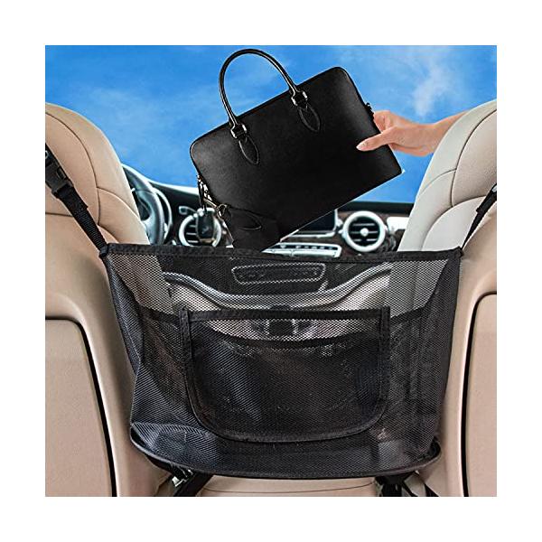 ネット ブラック/-/41106・パッケージ個数:1・車のスペースを節約ウォレットホルダーは、ハンドバッグを入れるのに最適な場所です。急ブレーキをかけたときに、車内の物が転倒したり転がったりすることはありません。 収納ポケットのポケットは充...