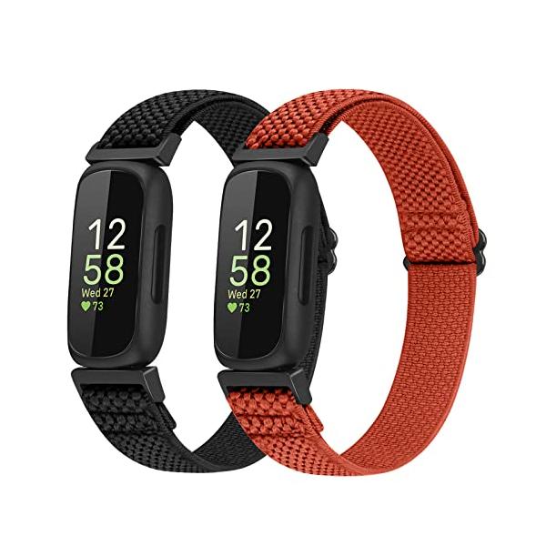 軽量Black+Orange/-/JN001・Color:Black+Orange・対応機種：Fitbit Inspire 3、Fitbit Inspire 2、Fitbit Inspire、Fitbit Inspire HR、Fitbit...