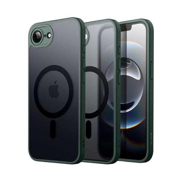 ダークグリーン/-/567EE・Color:ダークグリーン・[完璧にフィット] iPhone 16e 6.1インチ用に完璧に設計されており、おデバイスがかさばることはありません。注：iPhone 16には対応していません。・[超磁気吸着] ...