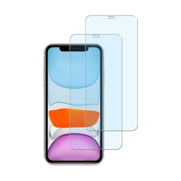 透明/iPhone11 / iPhoneXR/-・Size:iPhone11 / iPhoneXR・対応機種-2枚入り iPhone11 / iPhoneXR 用 。ブルーライトカット機能 スマホの長時間使用による眼精疲労などを緩和します。...