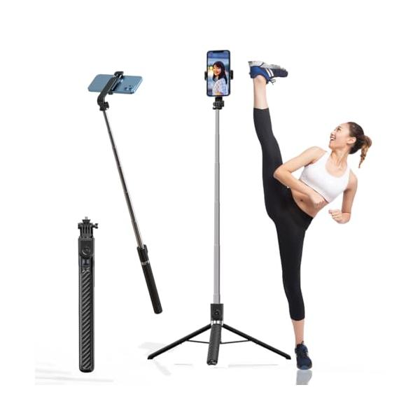 ブラック/大/-・Color:ブラック・パッケージ個数:1・??Model Z17｜185cm超ロング設計＆三脚・一脚兼用で安定性抜群 新型 Model Z17 は、従来品から大幅アップグレードされた自撮り棒。最大185cmの撮影高さ（本体...