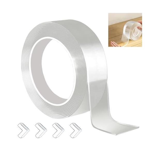 透明/長さ5m*幅50mm*厚さ2mm/-・Size:長さ5m*幅50mm*厚さ2mmColor:透明・商品サイズ透明コーナー保護、マスキングテープ、防かび、多目的。厚さ：2mm。規格：長さ5m*幅50mm、重さ：約570g。L字型のコーナ...