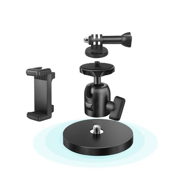 MH09/-/JETYT22・Color:MH09・パッケージ個数:1・超強力なマグネット＆高品質のカメラスタンド：カメラ磁気スタンドのマグネットベースには6つの強力磁石が内蔵されます。強力な磁力により撮影設備をしっかりと固定し、落ちるを防...