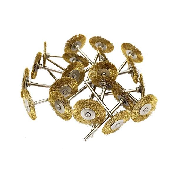 ゴールド/-/-・パッケージ個数:1・ミニルーター用先端パーツ　　耐久性と実用　　小さな、良好な研磨効果、高効率、低コスト・材質:真鍮ワイヤー 装着できるコレットチャック径:直径約2.35mｍ・広くマイクロ電子デバイス、および他の産業で使用...