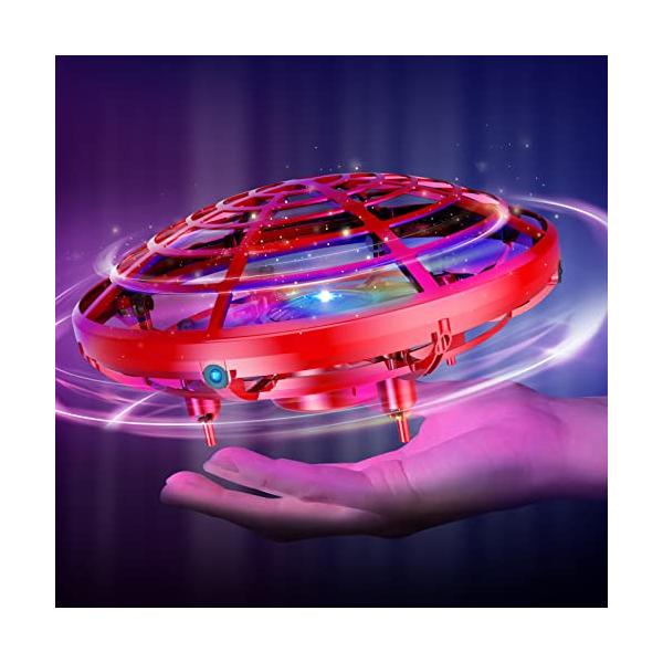 赤/-/-・Color:赤・パッケージ個数:1・ジェスチャーで制御ドローンこのドローンはジェスチャーでミニドローンを制御できます。ドローンに手が近づくと、逆の方向に飛んでいきます。両手で空に制御することができ、インタラクションを実現し、とて...