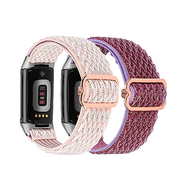 Luxuryピンク＋パープル/-/F5C19-2T-PKPU-JP69・Color:ピンク＋パープル・対応機種Fitbit Charge6/Charge5の専用バンド、フィットビット チャージ6/チャージ5ウォッチは付属しておりません 。ご...