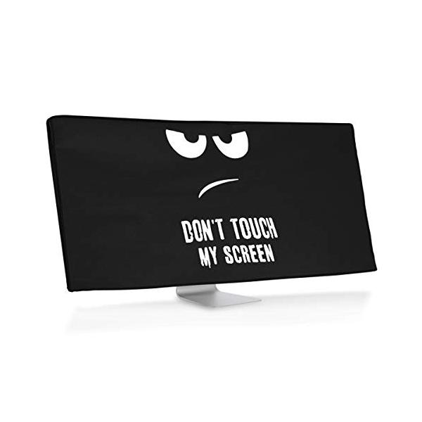 Don't touch my screen 白色 / 黒色/34-35モニター/49780.01_m000836・パッケージ個数:1・互換性: 34インチから35インチのモニター対応 使用上の注意: カバーはゆるく装着してください。カバーを...