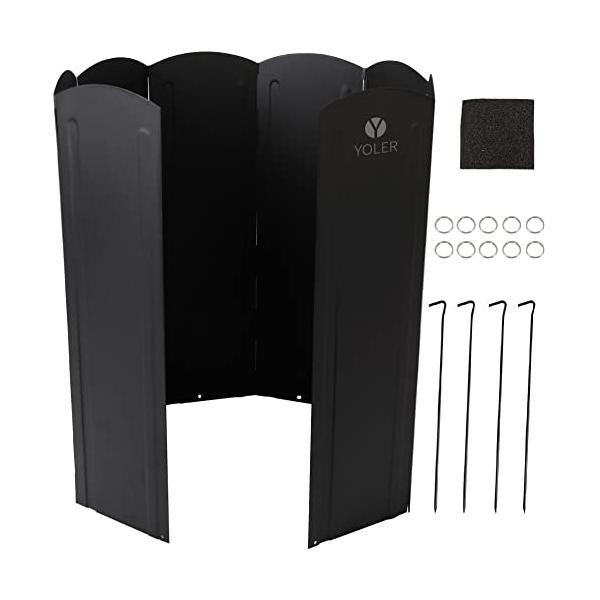 120×50cmブラックブラック版120×50cm/L-120×50cm/YR-LWSL-B・Color:ブラック版120×50cm・?風の影響でうまく火力をコントロールできない時、火の粉や煙に困った時、大変役にたつ反射板です、強風に心配す...