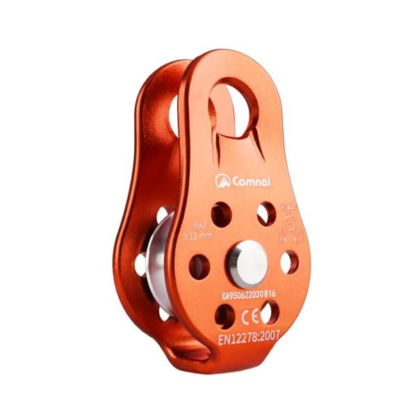 オレンジ/-/JL-0329・Color:オレンジ・?仕様-- このクライミングプーリーは高強度アルミ合金を使用し、重量わずか 91g 。強度・軽量性・耐久性を兼ね備え、12mm径ロープに対応。選べる豊富なカラーバリエーションも魅力。・?破...