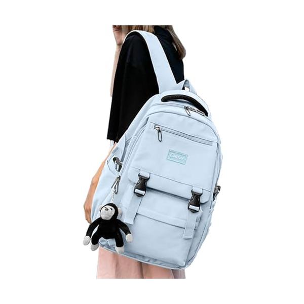 リュックサックバックパック0311-ブルー/-/-・Color:0311-ブルー・大容量収納サイズ：横34cm×縦47cm×マチ18cm、内部のメインなスペースはA4サイズより大きい物品でも収納できます。雑誌や書類、タブレットはもちろん 傘...