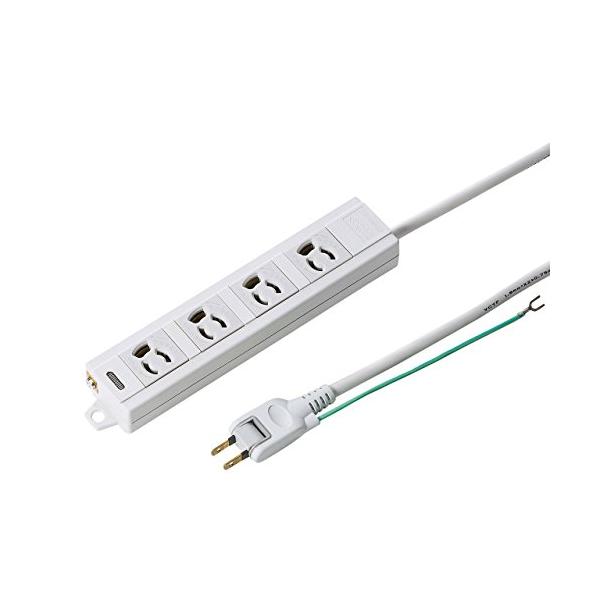 2Pプラグライトグレー/1m/TAP-MG341N2PN-1・Size:1mStyle:2Pプラグ・パッケージ個数:1・3P 4個抜け止めマグネット、通電ランプ付き電源タップ 1m・通電状態が確認できる通電ランプ付きです。・裏面にマグネット...