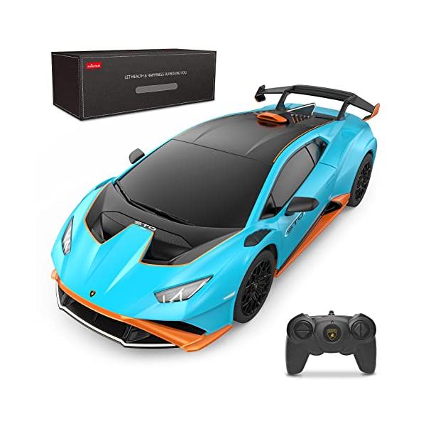 モダンブルー/Small/98800・フルファンクション：リモコンで前進、後進、左折、右折に制御できます。制御しやすく、車はよく反応します。・高品質な素材：高品質で無毒なABS素材で製、バリがなくて耐衝撃性が良いです。独立スプリングサスペン...