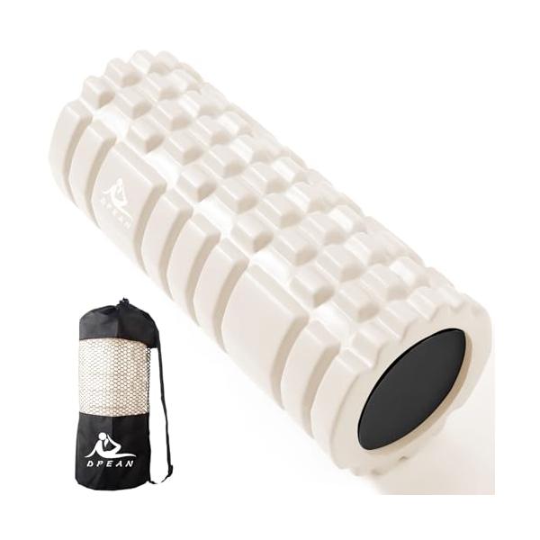 ホワイト/長さ33cm×直径14cm/-・Color:ホワイトSize:長さ33cm×直径14cm・中間実芯設計 従来のヨガローラーは壊れやすい、または表面が硬い、このフォームローラー は中間実芯設計を採用し、より強い耐負荷性を持ち、500...