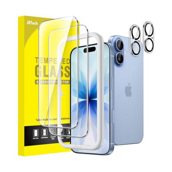 クリア/iPhone 17/1358-・Size:iPhone 17・パッケージ個数:2・[互換性 &amp; 簡単に取り付け] iPhone 17 6.3インチ用に正確に調整されています。ご注意: iPhone Air / 17 Pro ...