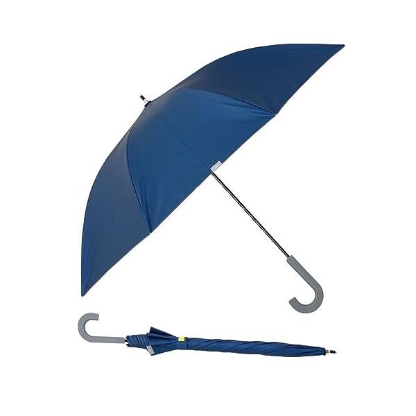 長傘アビスネイビー/65cm/52281・Color:アビスネイビーStyle:長傘・パッケージ個数:1・はっ水効果がついた雨でも使える晴雨兼用日傘UVカット率99％以上、遮熱・遮光効果のある生地を使用した晴雨兼用日傘です。はっ水生地を使っ...