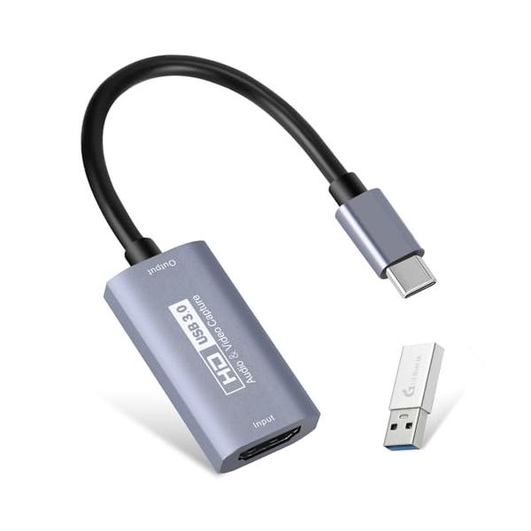 箱入り。シルバー/-/Hdcap01・Color:シルバー・4K 30HZビデオキャプチャカードこのHDMIゲームキャプチャカードは、USB3.0高速伝送ポートに基づいており、入力最大解像度4K/30HZ、出力最大解像度1080P/60HZ...