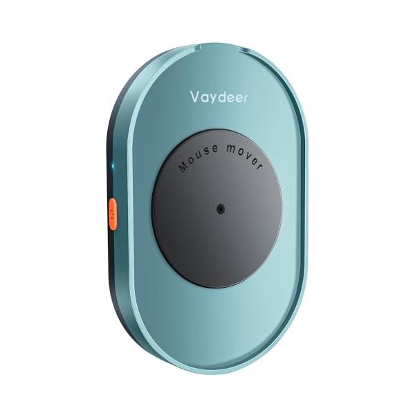 エレガントブルー/-/-・Color:エレガントブルー・生産性の向上仕事中にコーヒーを飲んだり、外でリラックスしたりしているときでも、VAYDEER マウスジグラーはオンラインに接続し、コンピューター/ノートパソコンがスリープモードにならな...