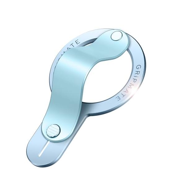 ブルー/-/-・PatternName:ブルー・便利で簡単に着脱GripMate MagSafeアクセサリーでスマホ体験をグレードアップ。iPhone 17シリーズ対応（16/15/14/13/12シリーズにも対応）。自撮りやSNS、You...