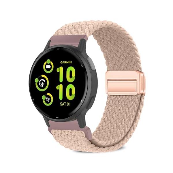 ミルクティー/20mm Forerunner 570 42mm用/20mm・Color:ミルクティー・対応機種このバンドは Garmin Approach J1、Garmin Forerunner 570 42mm、Garmin Vivoa...
