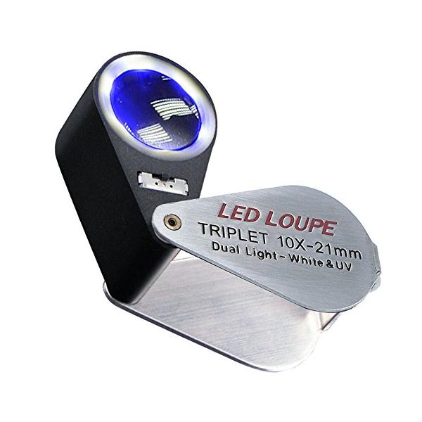 10倍の倍率/0.018/GM11・パッケージ個数:1・?強化された観察: 21 mm トリプレット レンズと 6 つの明るい白色 LED ライトを備えた 10 倍の倍率で視野を照らし、ダイヤモンドや宝石などの検査に優れた鮮明さを提供します...