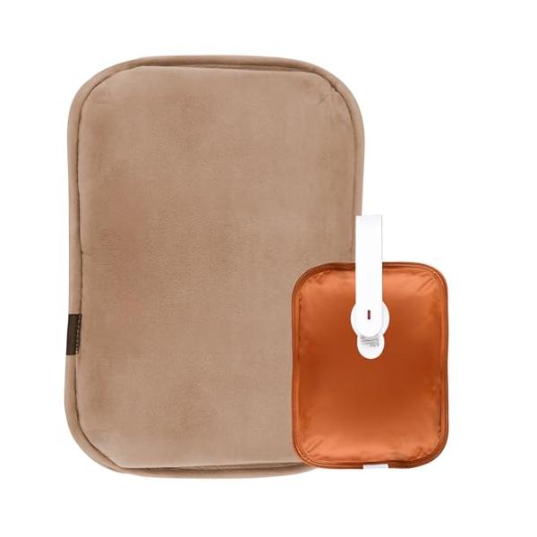 オレンジ-（Sサイズ）オレンジ/Small/SH50F8・Style:オレンジ-（Sサイズ）・?15分で充電&amp;12時間保温湯たんぽは（長さ）27ｘ20（幅）cm丁度良いサイズで、持ち転び安くて、きちんと腹、足元、腰部などに暖かさを差...