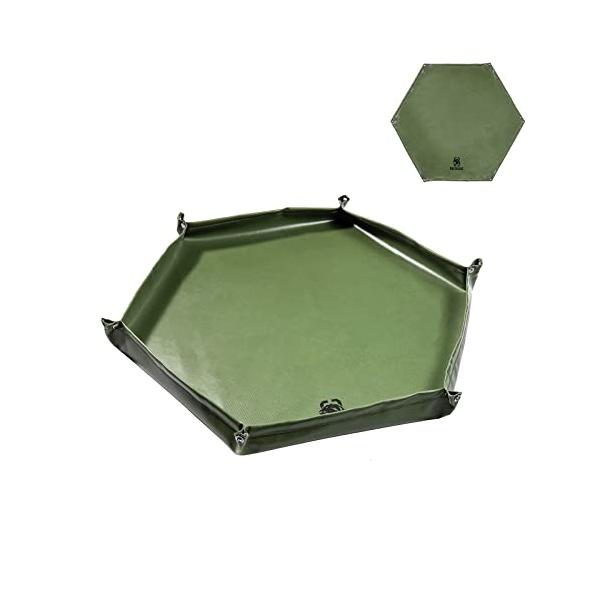 グリーン/直径95cm/-・Color:グリーン・チクチクしない・手入れ簡単高品質なガラス繊維を採用し、焚き火シートの基布として、両面に肌にやさしいシリコン素材を覆う多層構造で、断熱効果が優れ、耐熱性をしながら、滑らかな肌触りを確保していま...