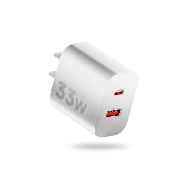 33W/-/QH-Z21-AC25W-01・Color:33W・業界では超軽量・超小型PD充電器急速充電の対応機器を効率的に充電できます。type-c急速充電器で、33Wの急速充電がです。iPhone16は約60分で充電が完了し、通常の充電...