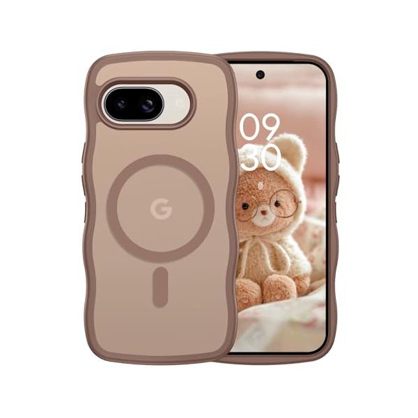 クリア ウェーブブラウン/Google pixel 9a/X7005/JP・Color:ブラウンSize:Google pixel 9a・?Google pixel 9aに対応この半透明ウェーブケースはグーグルピクセル9a専用保護カバーで、...