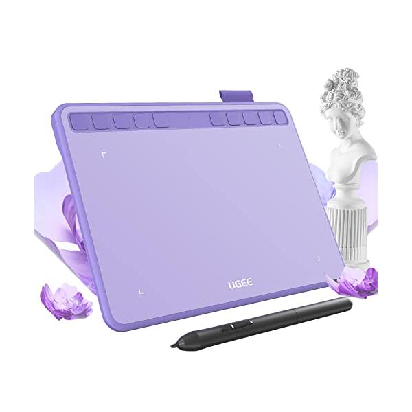 パープル/6.3インチ/S640-PP・Size:6.3インチColor:パープル・パッケージ個数:1・1.S640PPペンタブ仕様UGEE S640PPペンタブレット（パープル）サイズ：約21.5×16.3cm；表示領域：6.3×4インチ...