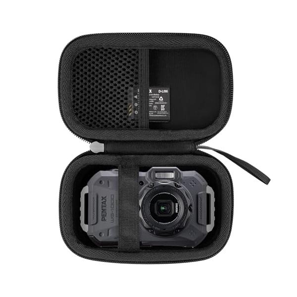モダンブラック/-/Kk1324-Kk1325・Color:ブラック・パッケージ個数:1・完璧にフィットこの収納ケースは、PENTAX WG-1000 防水デジタルカメラのために特別に設計されており、ペンタックス PENTAX WG-100...