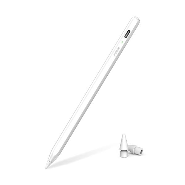 ホワイト/-/APP172・Color:ホワイト・0.1mmピクセル精度・スムーズで遅延なしiPad ペンAir 8はMetapenシリーズのアップグレードされたチップを継続し、最大0.1mmのピクセルレベル精度を提供され、反応が鈍い・途切...