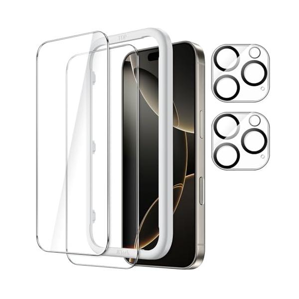 クリア/iPhone 16 Pro/132C-・Size:iPhone 16 Pro・パッケージ個数:2・[簡単に取り付け] iPhone 16 Pro 6.3インチに完璧に設計されています。注：iPhone 16 / 16 Plus / ...