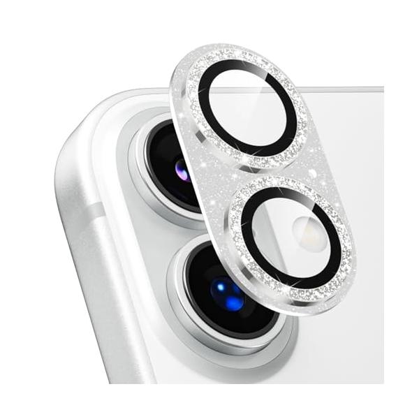 シルバー/iPhone17用/-・Color:シルバーSize:iPhone17用・対応機種iPhone17専用カメラフィルム。☆彡守りながら、キラめく☆彡細めのラメの散りばめたレンズカバー、光に反射して派手すぎない絶妙なキラキラ感で、iP...