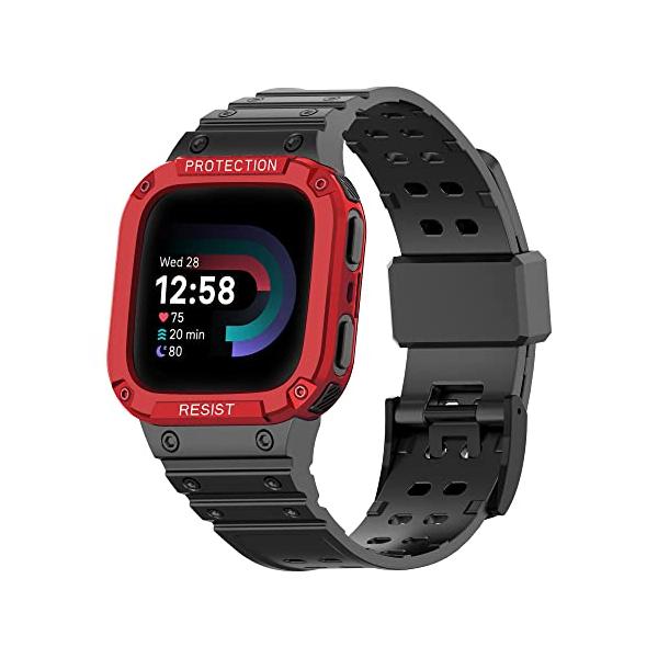 #1/-/-・Color:#1・対応機種KEYSJEFFスポーツウォッチバンドは、Fitbit Versa 4 / Versa 3 /Sense 2 /Senseベルトと互換性があります。ご購入前にお客様のモデルをご確認ください。「Fitb...