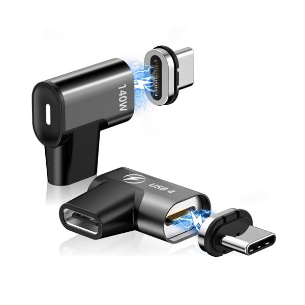 Rightブラック/2/XCD-508・Style:Right・パッケージ個数:1・????超強力磁気：USB-Cデバイスが降りずに保護することを迅速かつ簡単に保護することを心配することを決して心配しないように、最大強度のUSB-C磁気アダ...