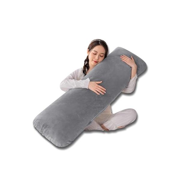 ミニマリストグレー/120×35cm/171・Color:グレーSize:120×35cm・全長120cmの幅広ロング設計でゆったり抱ける全長120cmのロングクッション。一般的な円柱型枕より幅広く、抱きしめた時のゆったりとしたボリューム感...