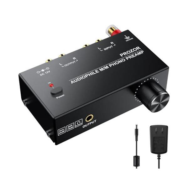 プロフェッショナル。ブラック///ホワイト/-/with Volume Control・パッケージ個数:1・フォノプリアンプ本製品はレコードプレーヤーの音楽をステレオシステムやヘッドホンに伝送し、増幅するアンプです。フォノ信号をラインレベル...