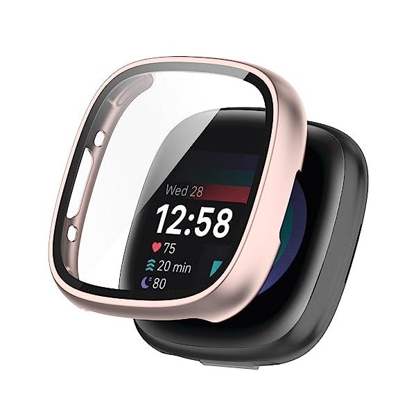ローズゴールド/Versa 4/Sense 2/-・Size:Versa 4/Sense 2Color:ローズゴールド・対応機種本製品は強化版のFitbit Versa 4/Sense 2 カバーです。対応 Fitbit Versa 4/S...