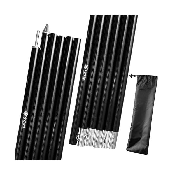 ブラック/-/TTB06・A6061超々ジュラルミン製材質はしっかりと支えられるように強度あるA6061超々ジュラルミンを採用。折れにくくて、タフで耐久性に優れ、強風の際、強めのテンションの張りにも耐えられ、時間長く愛用していくことができま...