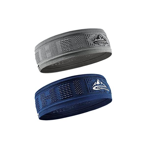 2枚グレー+ブルー/-/G1089-003-F2-P1・Style:2枚Color:グレー+ブルー・立体的な通気孔外側の空気穴のデザインは空気の流動性を高め、、通気性を高め、空気の自然な循環の流れ、汗の揮発を加速し、熱を吸い、速く乾燥させま...