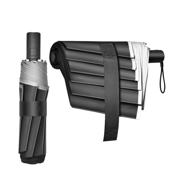 逆戻り防止 ブラック/大きい/-・Color:逆戻り防止 ブラック・??形状記憶折りたたみ傘3 秒でたためる：形状記憶加工技術により、傘地に数千本の形状記憶糸を織り込み高温処理を施したことで、「折りたたみ傘の畳みにくさ」を根本解消！一般的な...